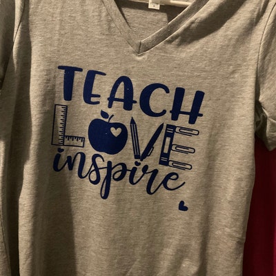 Teach Love Inspire SVG / Cut File / Cricut / Commercial Use ...