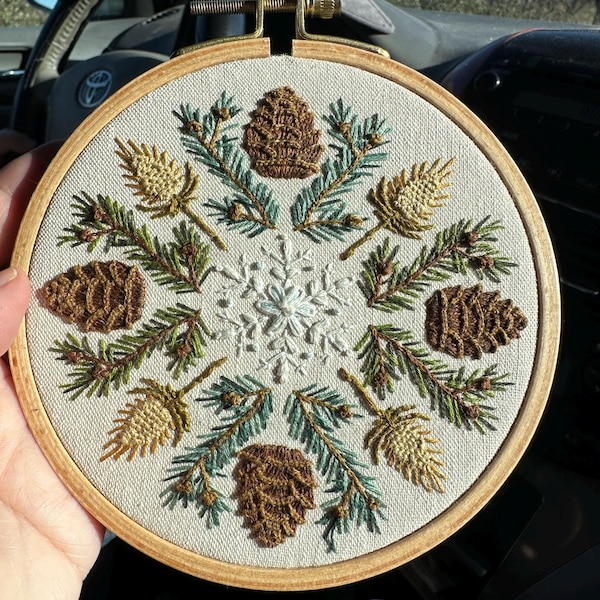 Four Seasons Embroidery Pattern Bundle, Seasonal Samplers, Botanical ...