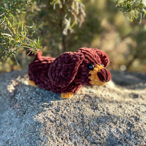 Dachshund Dog Crochet Patterns, Stuffed Animal Crochet Pattern ...