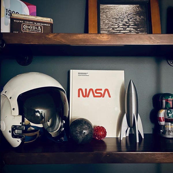 Rocket Ship Container, Retro Rocket Ship With Lid and Storage, Rocket ...