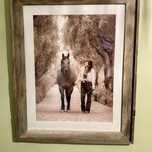 Cornerblock Frame in Rust Farmhouse Picture Frame Wood Picture Frame - Etsy