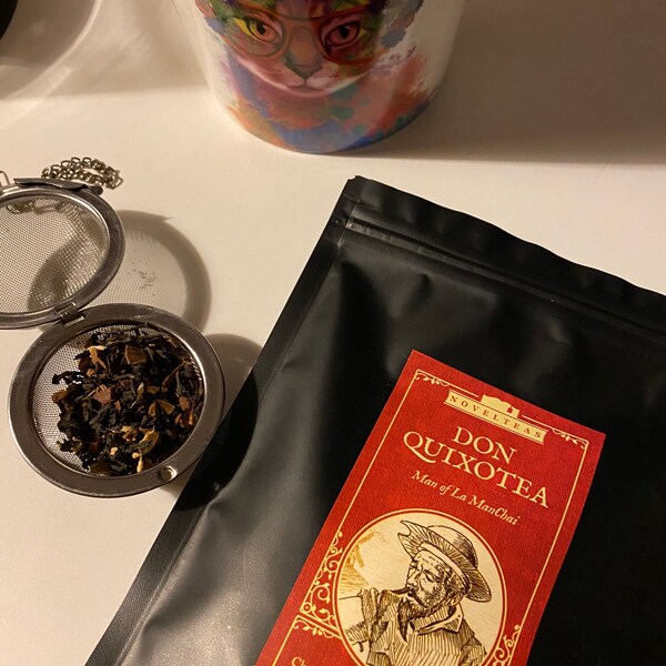 Don Quixotea Chai Tea With Bookmark, Inspired by Don Quixote, Organic ...