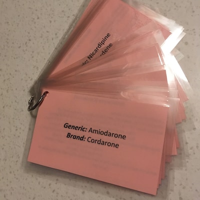 Anesthesia Badge/flash Cards DIGITAL - Etsy