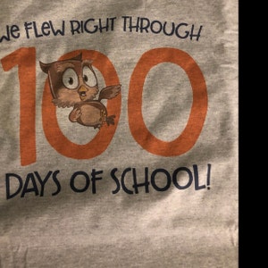 Teacher 100 Days of School Shirt 100 Days of School Owl Hundred Days ...
