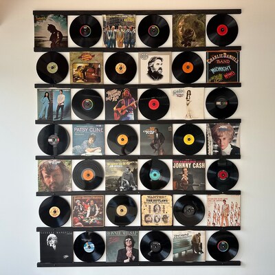 Vinyl Record Storage Shelf Wall Mounted Record Holder aspen - Etsy
