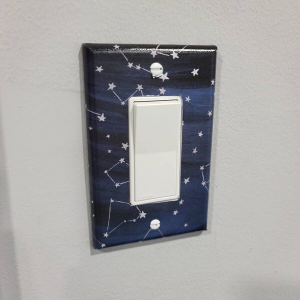 Rocker Light Switch Cover Wall Decor Switchplate in Galaxy (145R) - Etsy