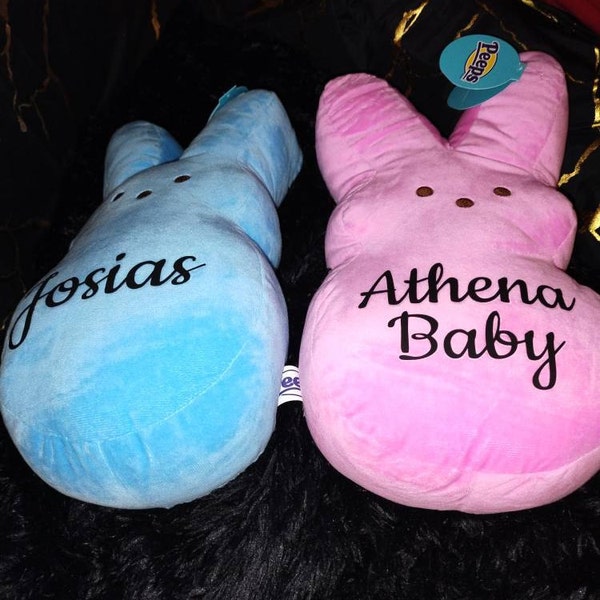 Extra Large 15” Personalized Plush Easter Peeps, Personalized Easter ...