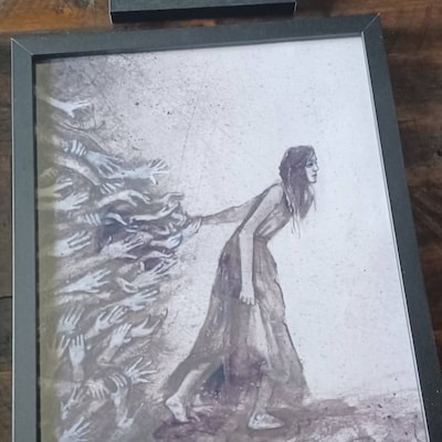 Addiction Art PRINT Original Oil Painting Artwork Mental Health Divorce ...