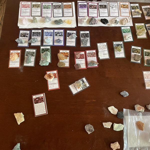 50 Different Rough Stones With Identification Cards - the Best Starter ...