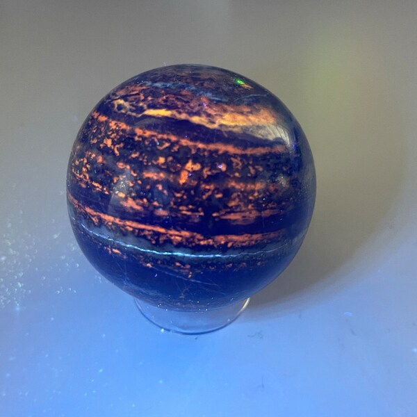 Red Mexican Crazy Lace Crystal Sphere - Etsy