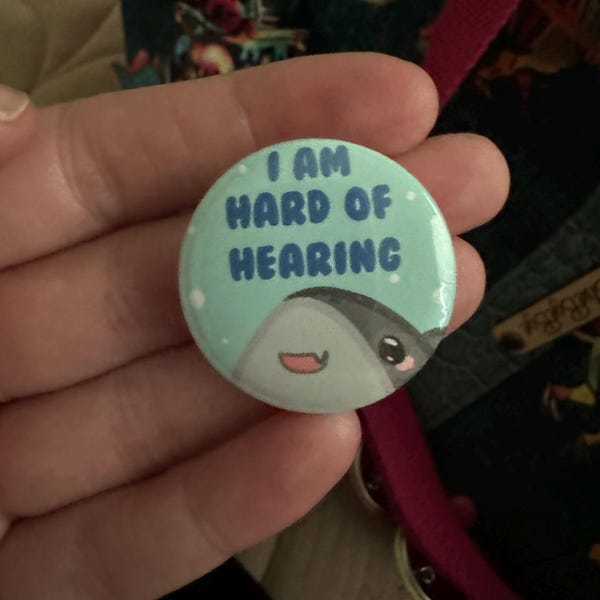Hidden Disabilities Pin – 32mm Awareness Badge – Invisible Illness ...