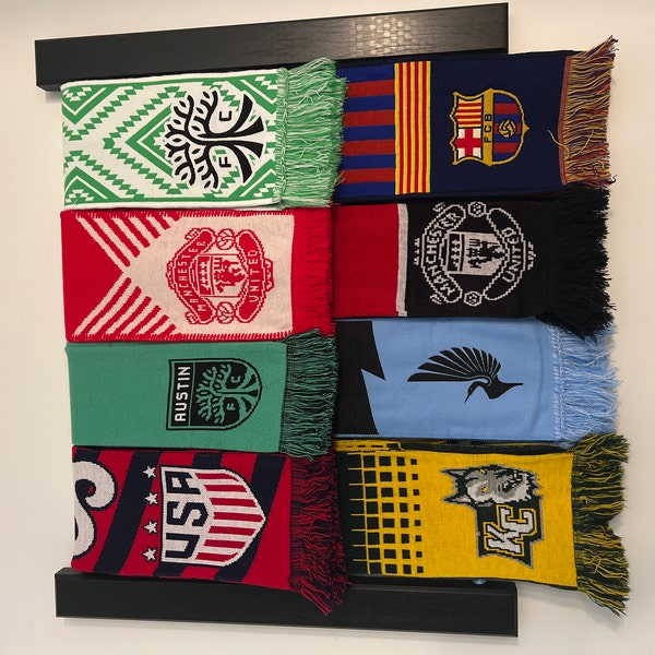 Soccer / Sports Scarf Display Rack - Etsy