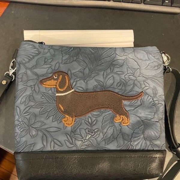 Italian Greyhound Purse, Whippet Purse Appliqued Greyhound/whippet ...