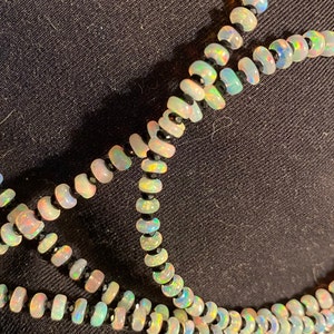 Black Opalnatural Ethiopian Black Welo Fire Opal Smooth - Etsy