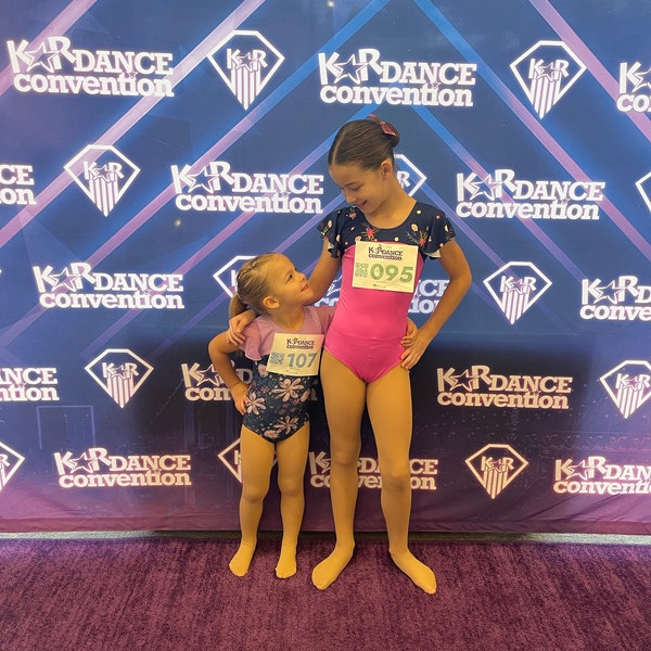 Sky Blue Mesh Center Ruffled 2 Piece Girls Dance Set, Girls Dancewear ...