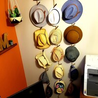 Hat Organizer Hat Wall Hanging Fedora Display Hat Rack - Etsy Canada
