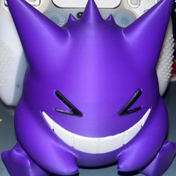 3D Printed Gengar Pokemon Controller Stand, Gaming Decor - Etsy