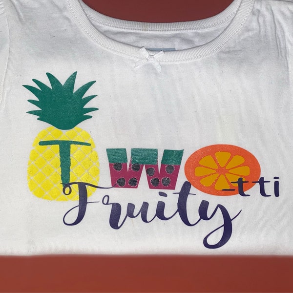 Two-tti Fruity Svg, Dxf, Eps, and Png. Two-tti Fruity Birthday Svg ...