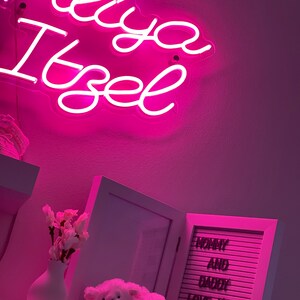 Custom Neon Sign Neon Sign Personalized Sign Wedding - Etsy