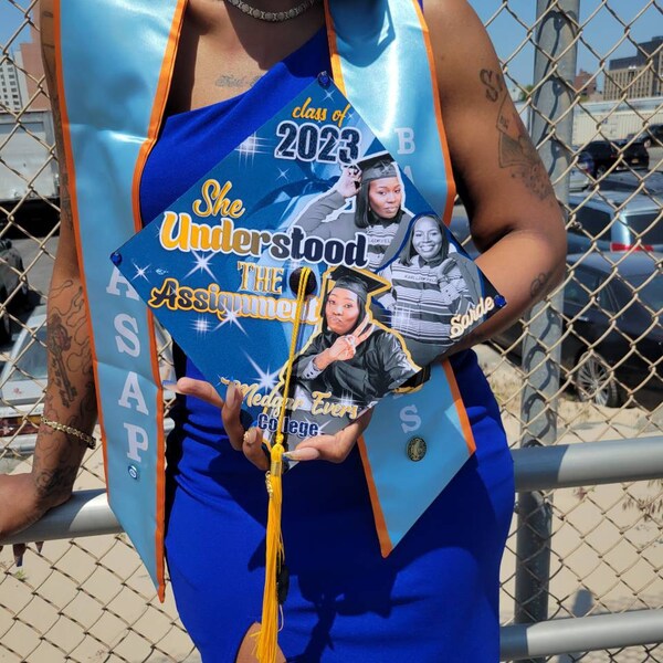 Custom Senior Graduation Cap Topper, High School Grad Cap Topper ...