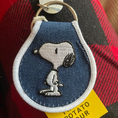 Three Potato Four X Peanuts® Snoopy Classic Patch Keychain - Etsy