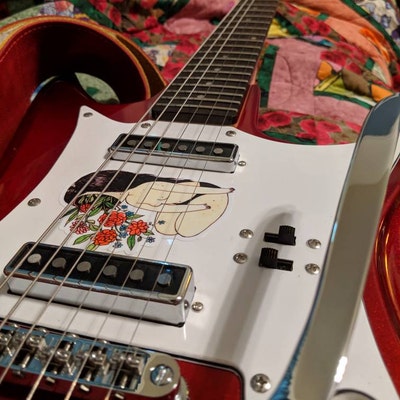 Flower Face Sticker Vinyl Botanical Woman - Etsy