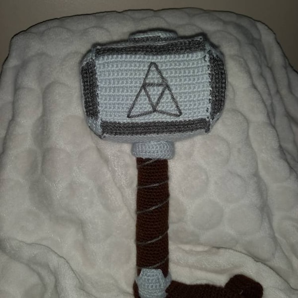 PATTERN: Crochet Hammer of Thor (PDF File), Amigurumi Tutorial Hammer ...