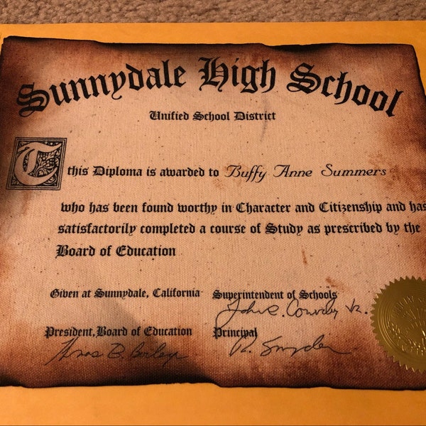 Customizable Certificate - Personalized Diploma - Unique Gift ...