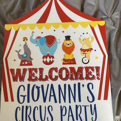 Carnival Step Right up Circus Party Decorations Carnival Themed Party ...