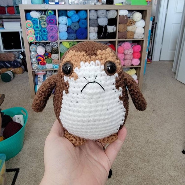 Crochet Pattern Porg , Pdf File - Etsy