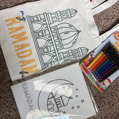Custom Ramadan Tote / DIY Ramadan Bag / Taraweeh Bag / Ramadan Favors ...