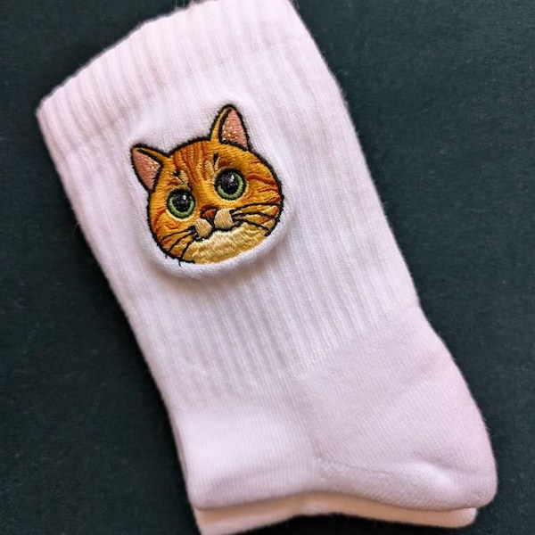 Custom Embroidered Socks With Your Name,text,logo, Personalised Women’s ...