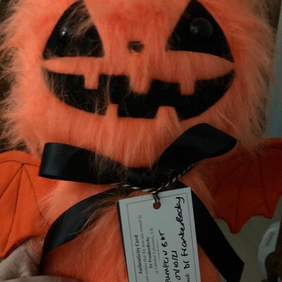 Satanic Scare Bear Plush Creepy Teddy Bear Occult Witchcraft Weird ...