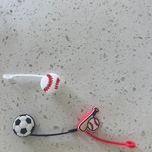 Sport Straw Toppers/ Reusable Straw Covers - Etsy