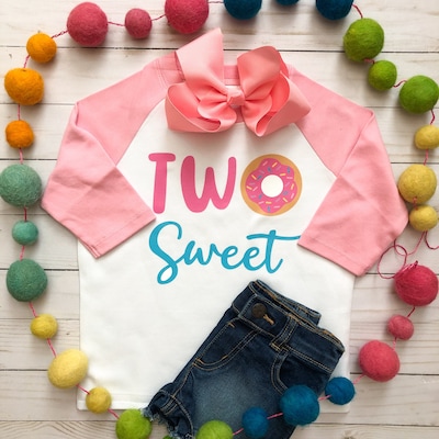 Donut SVG, TWO Sweet SVG, 2nd Birthday, Cutting File for Cricut or ...