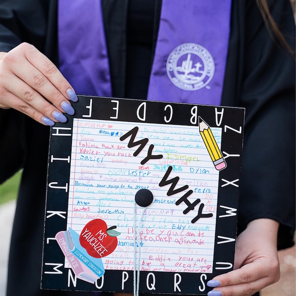 Custom "determinate Dna" Graduation Cap Topper, Biology Major ...