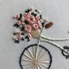 PDF Pattern - 6" Spring Bike - Step by Step Beginner Embroidery Pattern ...
