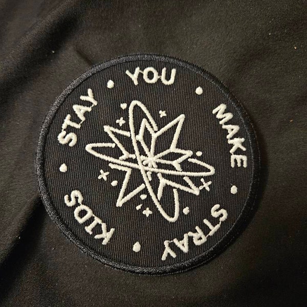 Glow in the Dark SKZ Compass Embroidered Iron on Patch. You Make Stray ...