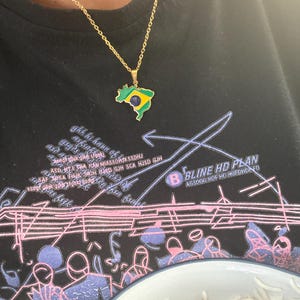 Cuba Map Outline Pendant Necklace cuba Flag Charm Necklace cuban ...