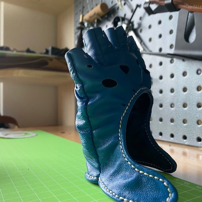 Driving Gloves PDF Pattern / Half Finger Gloves Making / Diy / Template ...