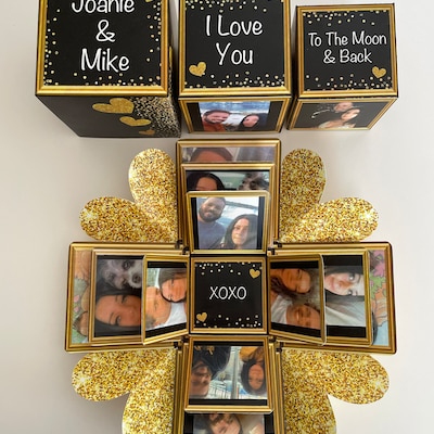 Customized Exploding Photo Box - Etsy