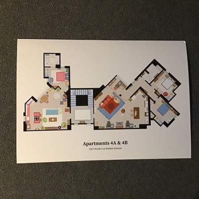 The Office Floor Plan / The Office TV Show / Blueprint / Dunder Mifflin ...