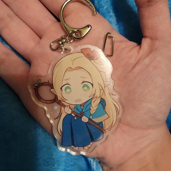 Dungeon Meshi Keychains - Cute Chibi Marcille Falin Laios Senshi ...
