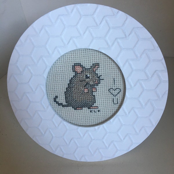 Mouse Cross Stitch Pattern PDF - Mouse Embroidery - Instant Download ...