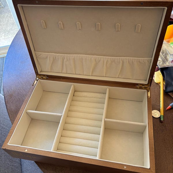 Jewelry Organizer Box 3 Layer, Large Jewelry Box for Women Girls, Gift ...