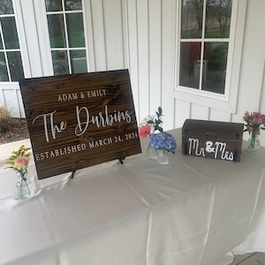 Bridal Party Sign Wedding Program Sign wedding Welcome Sign Ceremony ...