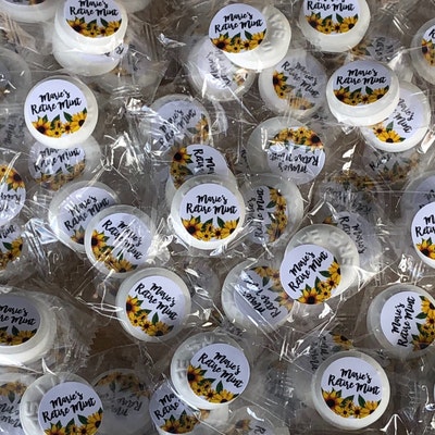 NEW 108 Personalized Mint Stickers Mint Labels Retire Mint Favours ...