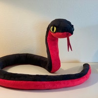 Sassy Serpent Snake Soft Toy Sewing Pattern and Tutorial Stuffed Animal ...