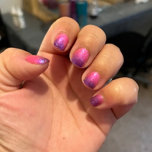 Jam & Jelly Neon POP Thermal Color Changing Pink Purple Nail - Etsy