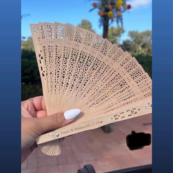 Bulk Wedding Fansrustic Fans Wedding Favors Fan Personalized Wedding ...